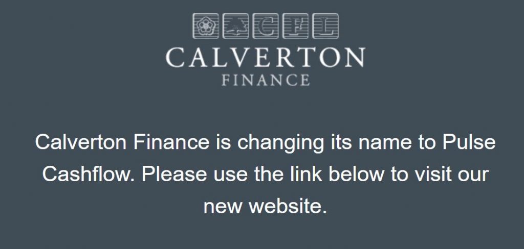 Calverton Finance to come under the Pulse Cashflow brand